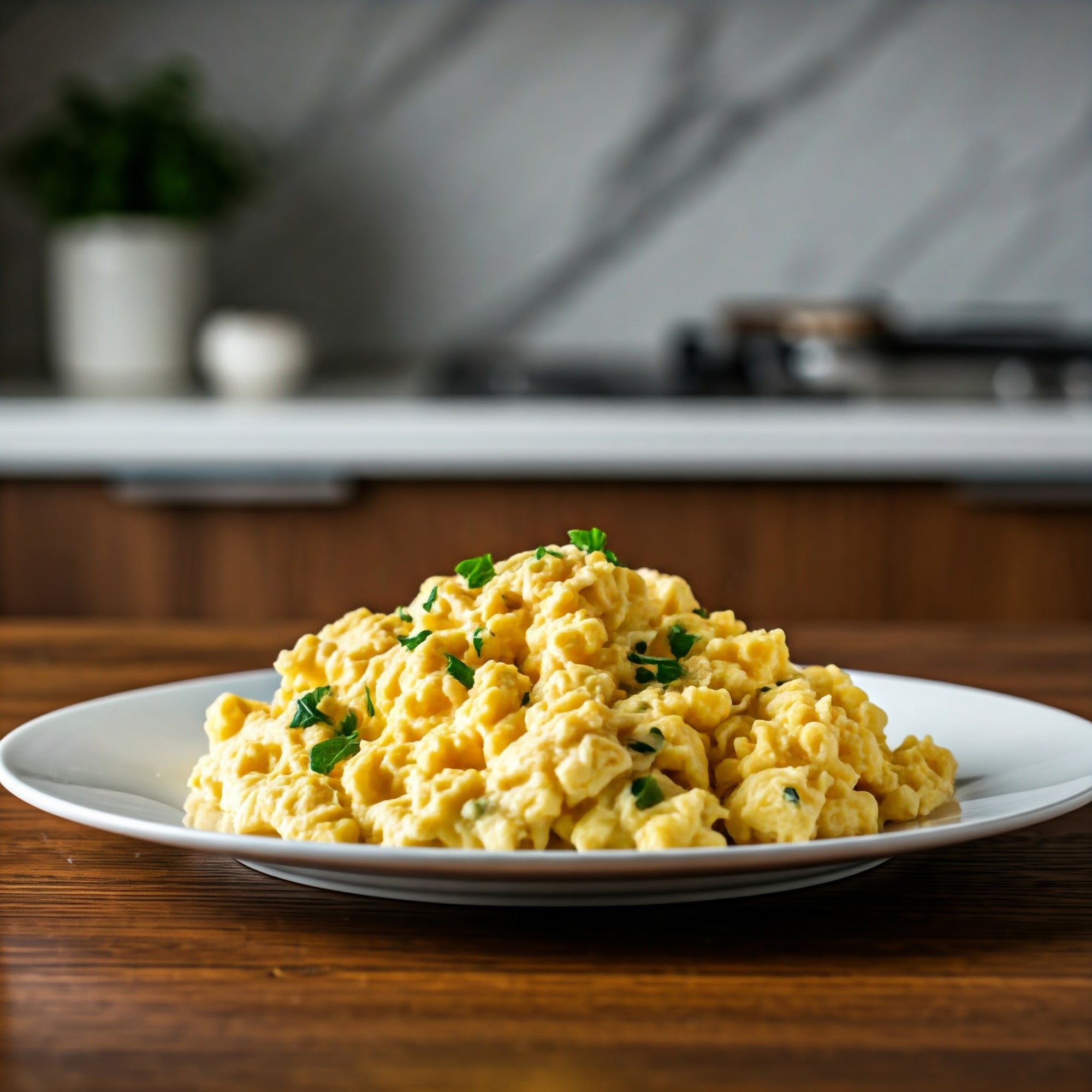 Scrambled Eggs with Whole Egg Powder – Healthier Comforts