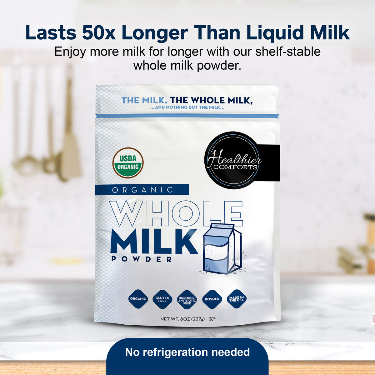 Organic Whole Milk Powder – Healthier Comforts