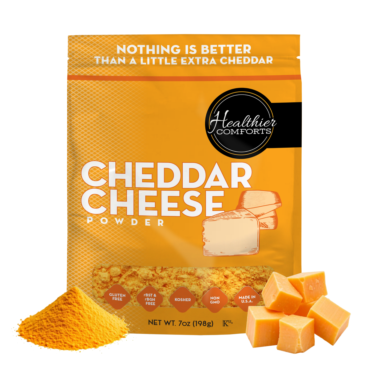 Cheddar Cheese Powder – Healthier Comforts