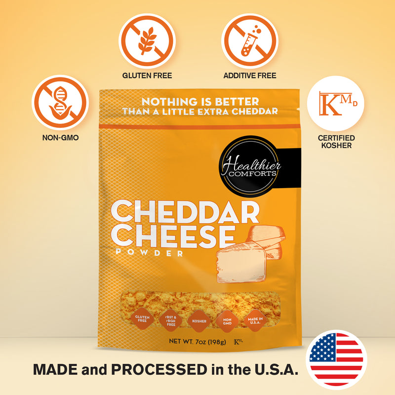 Cheddar Cheese Powder – Healthier Comforts