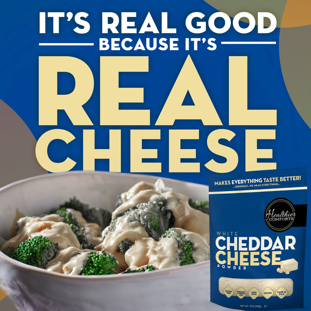 White Cheddar Cheese Powder – Healthier Comforts