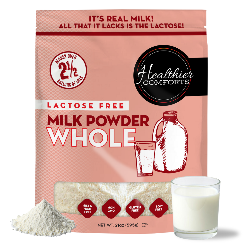 Lactose Free Whole Milk Powder – Healthier Comforts