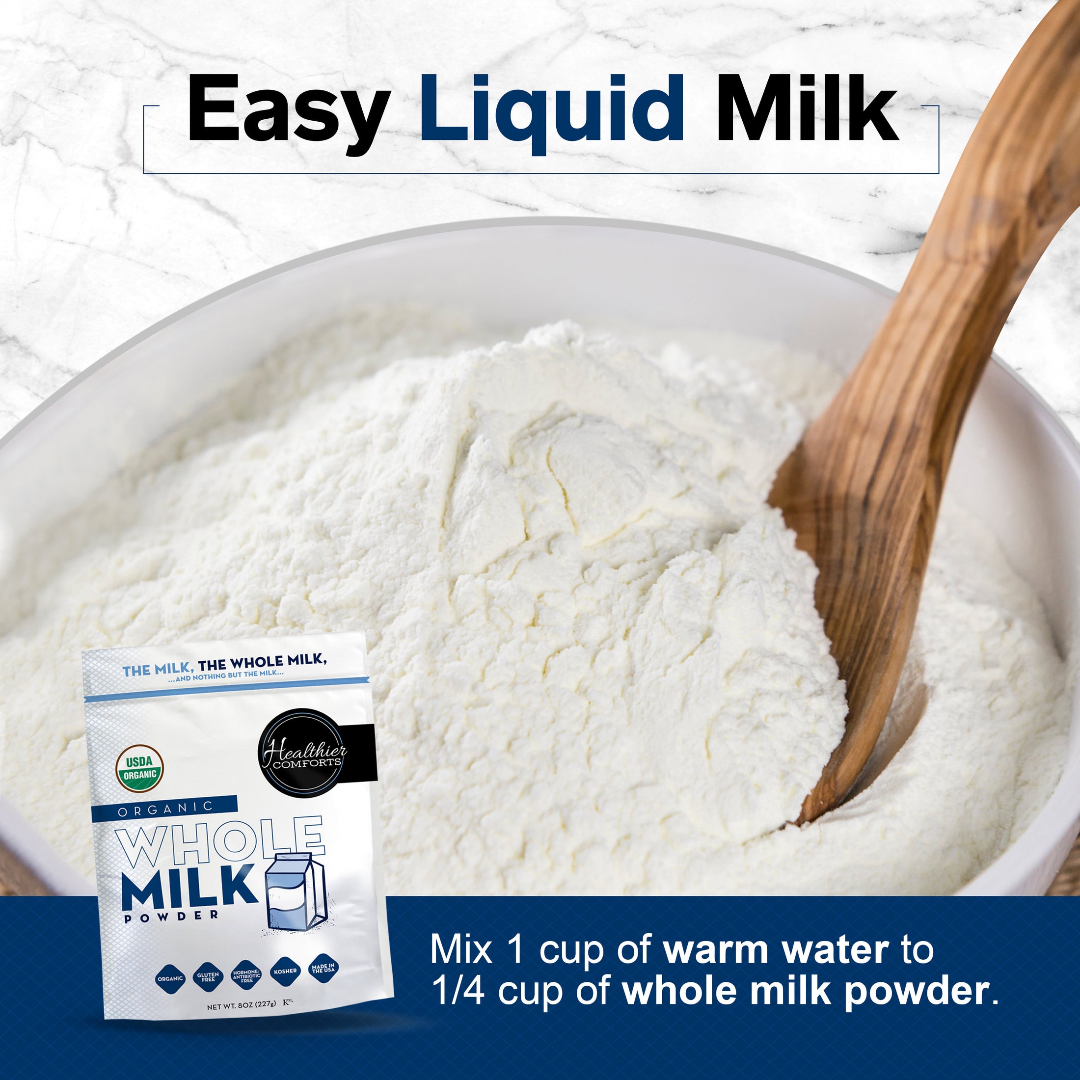 Organic Whole Milk Powder – Healthier Comforts